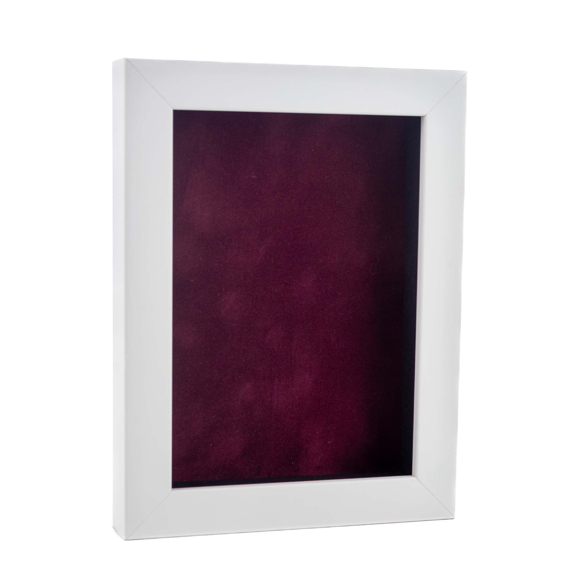 16x24 Shadow Box Frame White Wood | With a 3/4" Usable Display Depth ...