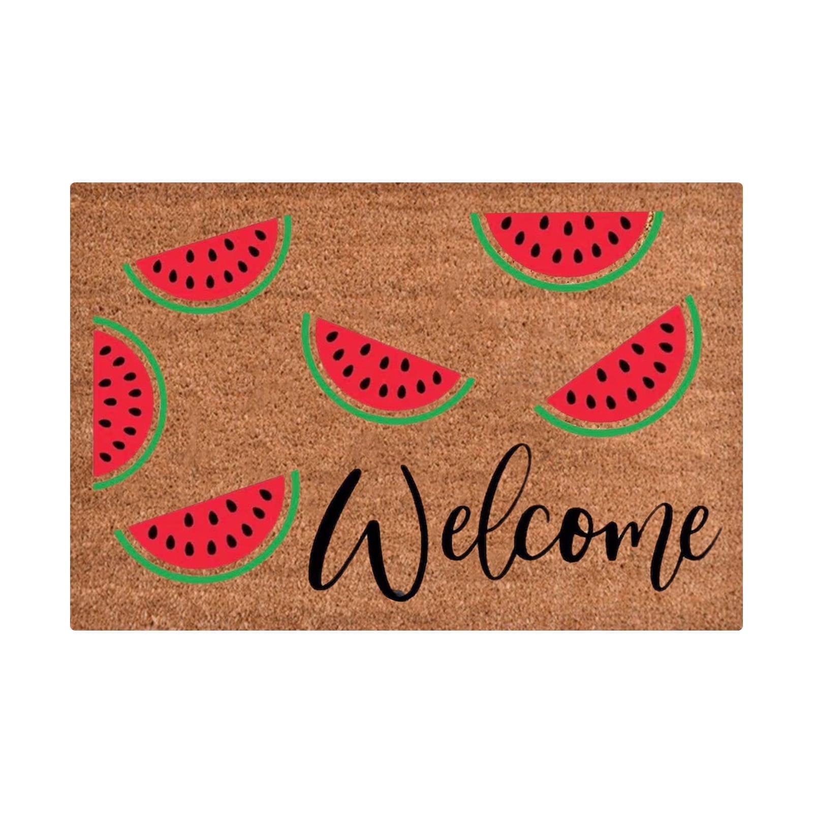 16x24 IN Summer Welcome Sign Hello Sunshine Doormat Spring Outdoor Door ...