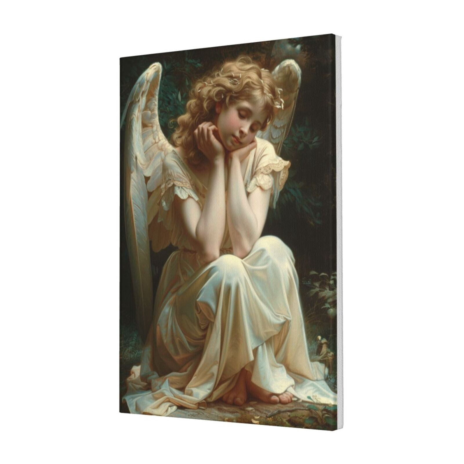 16x24 inch Lovely Angel Canvas Pictures,Indoor Prayer Room,Bar,Cafes ...