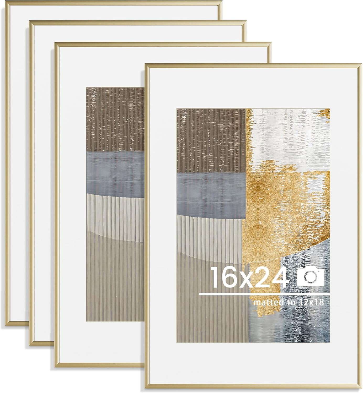16x24 inch Metal Poster Frame - 16 x 24 Thin Aluminum Picture Frames ...