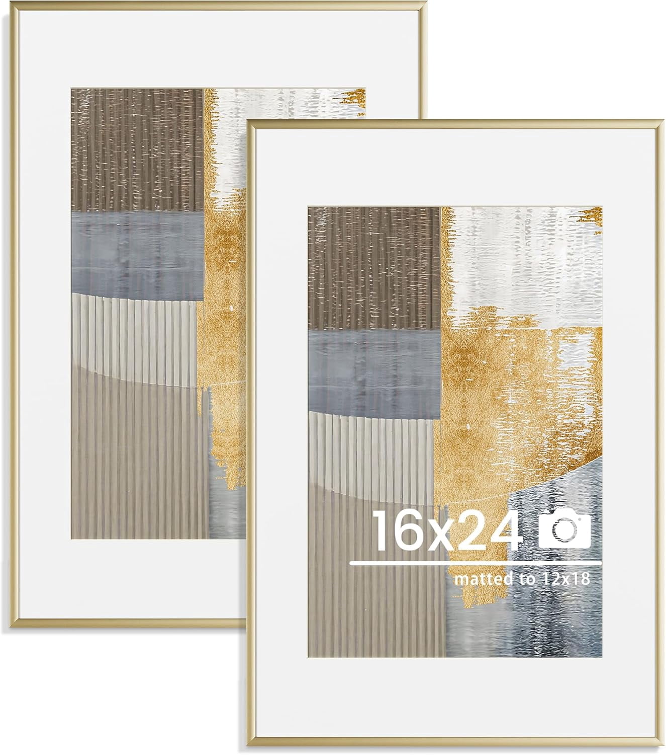 16x24 inch Metal Poster Frame - 16 x 24 Thin Aluminum Picture Frames ...