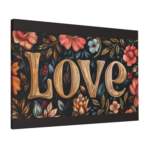16x24 inch Picture Canvas 'Love' Slogan Flower Florists Decor,Yard ...