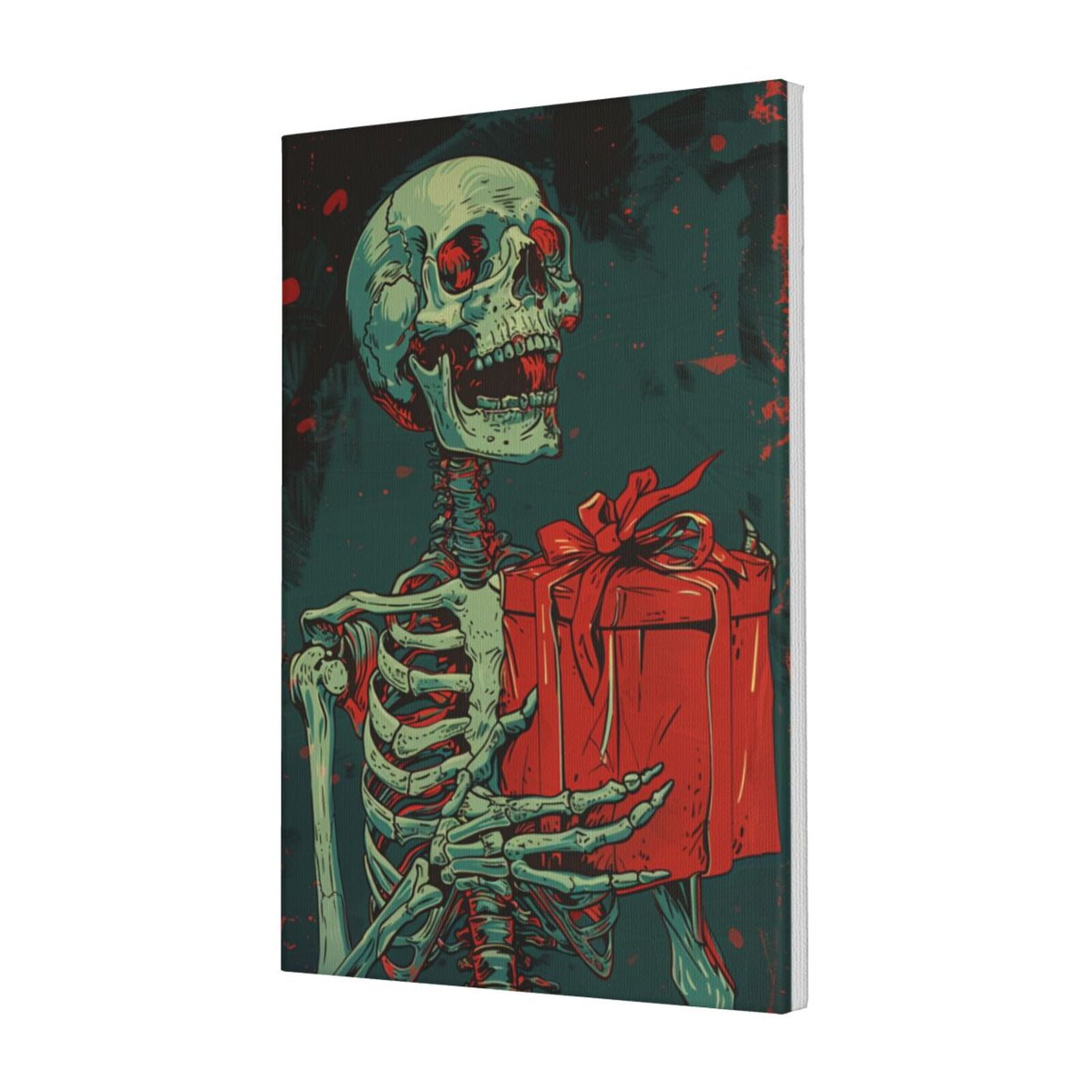 16x24 inch The Gift Of Skeleton People Oil Paintings On Canvas,Cafes ...