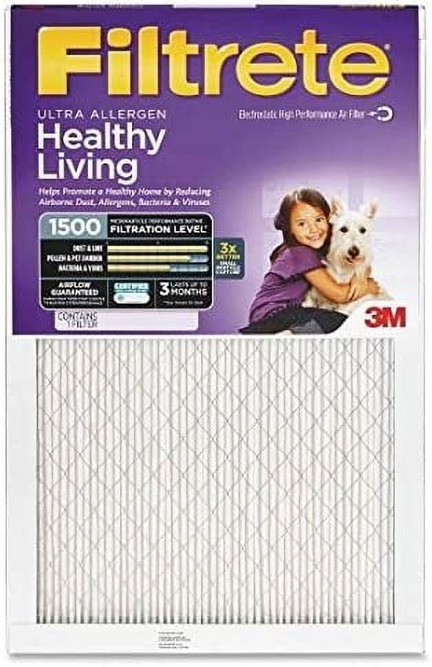 16x24x1 3M Filtrete Ultra Allergen Filter 1-Pack - Walmart.com