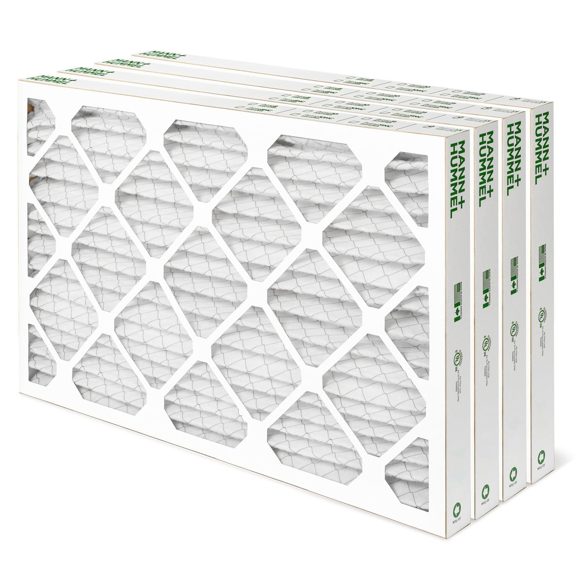 Filters Delivered 16x25x2 MERV 8 Pleated AC Furnace Air Filters, 4 Pack ...