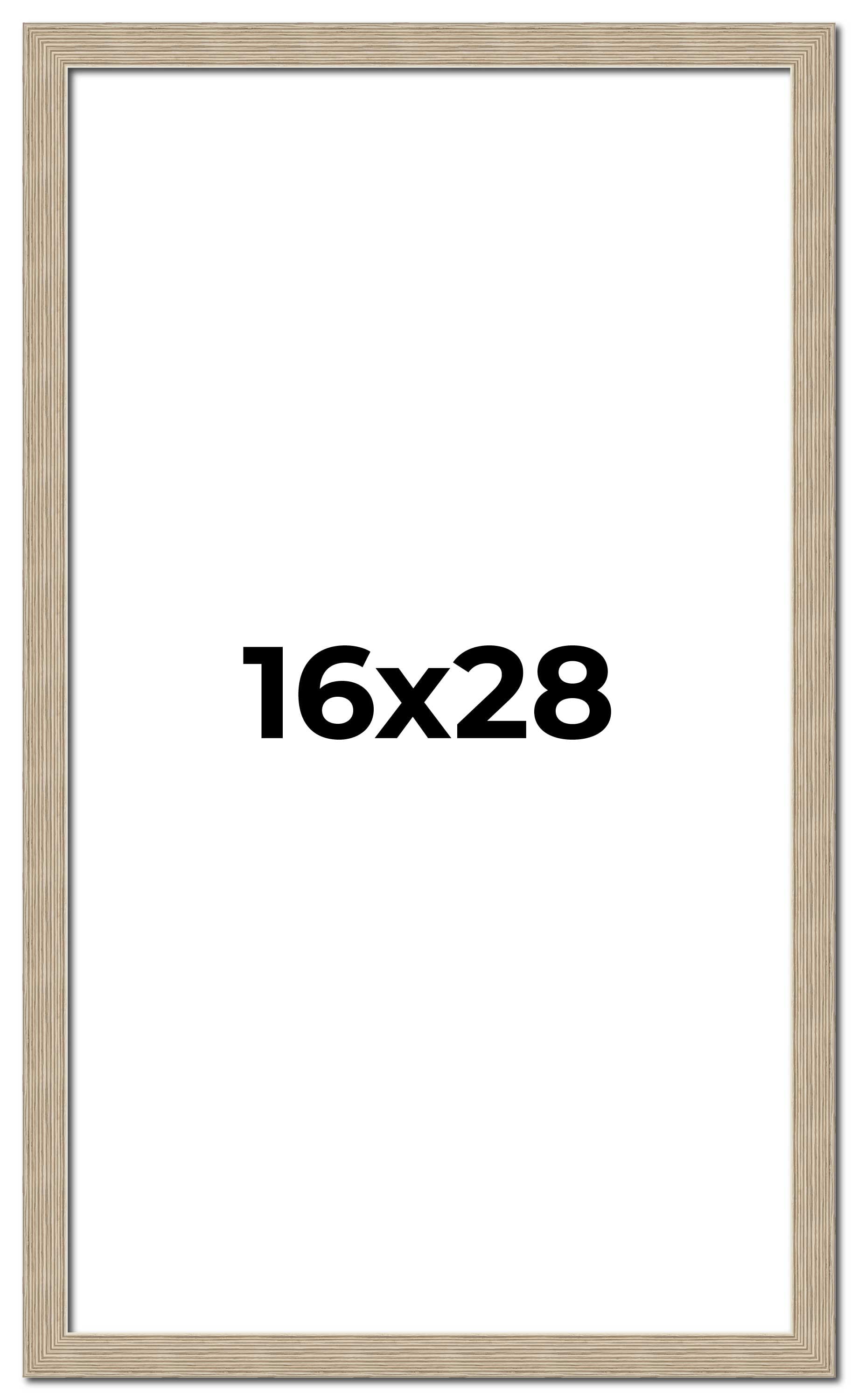 16x28 Frame Grey Solid Wood Picture Frame Width 1 Inches | Interior ...