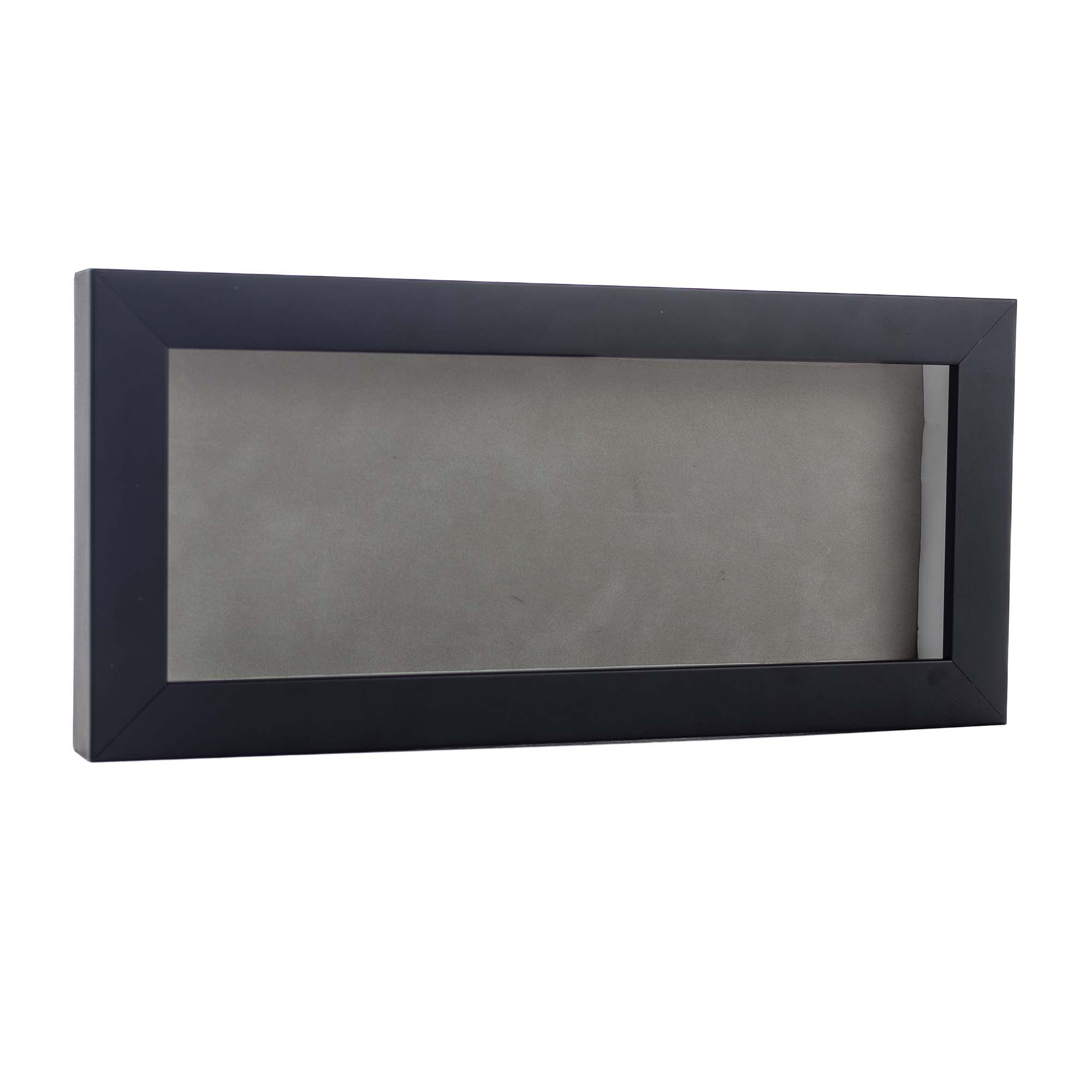 16x28 Shadow Box Frame Black Wood | With a 3/4" Usable Display Depth ...
