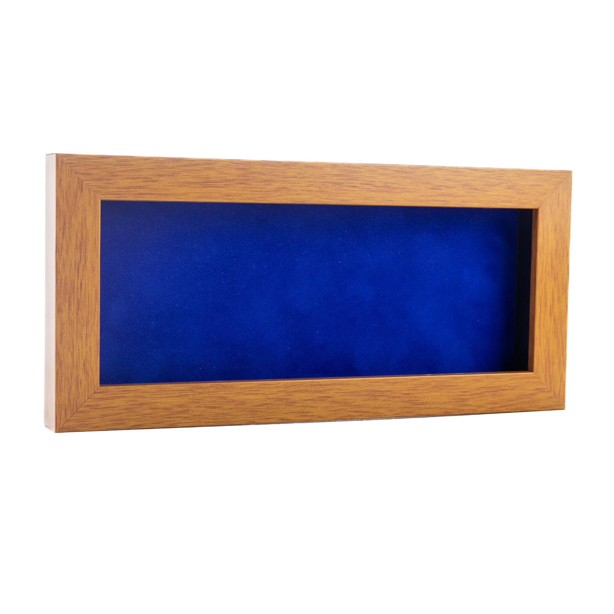 16x30 Shadow Box Frame Light Brown Wood | With a 3/4" Usable Display ...