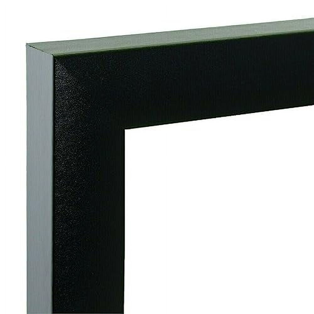 16x32 Black 1 Inch Flat MDF Wood Composite, Wall Decor Picture or ...