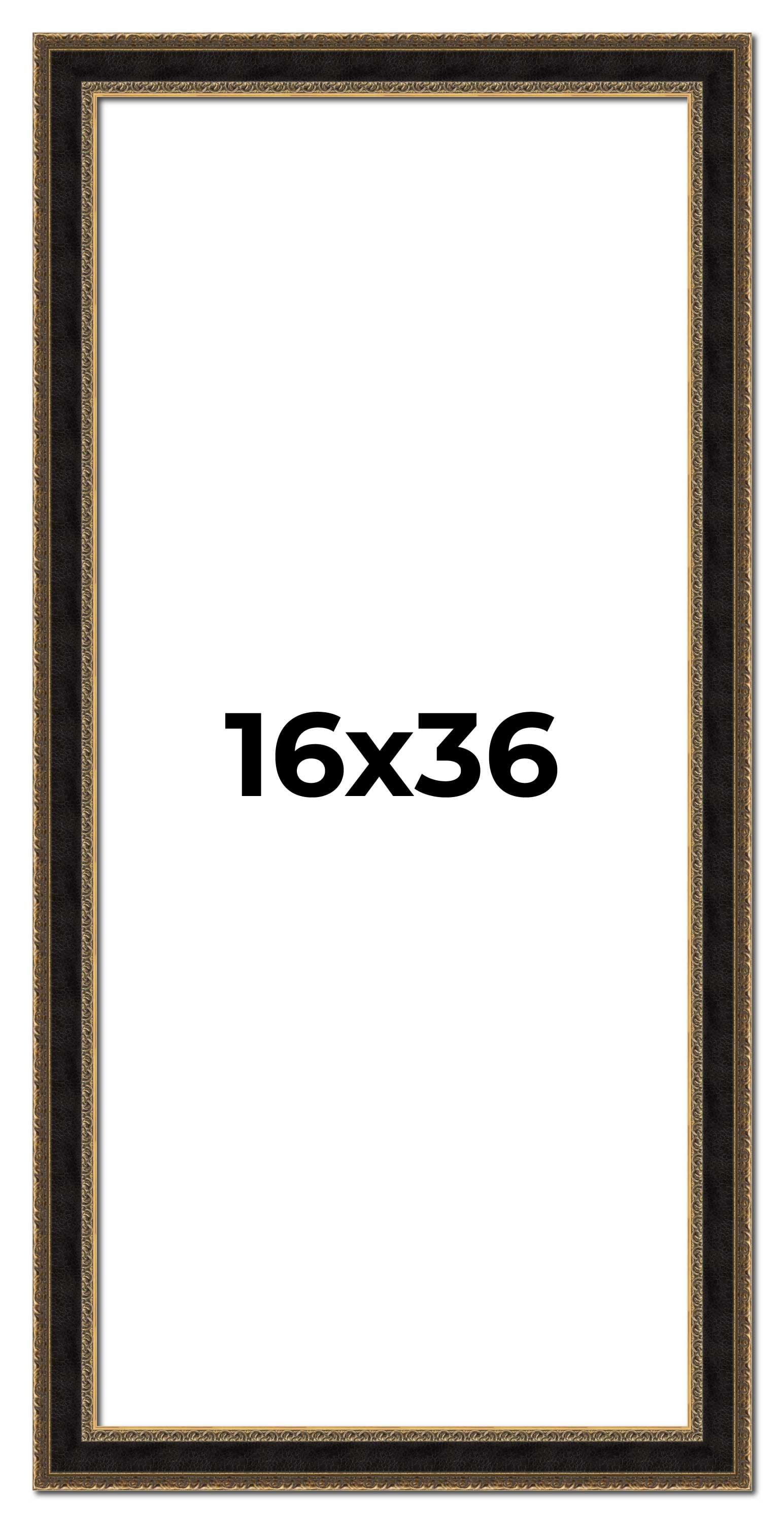 16x36 Frame Gold Antique Vintage Sold Wood Picture Frame | 1.75 Inch ...