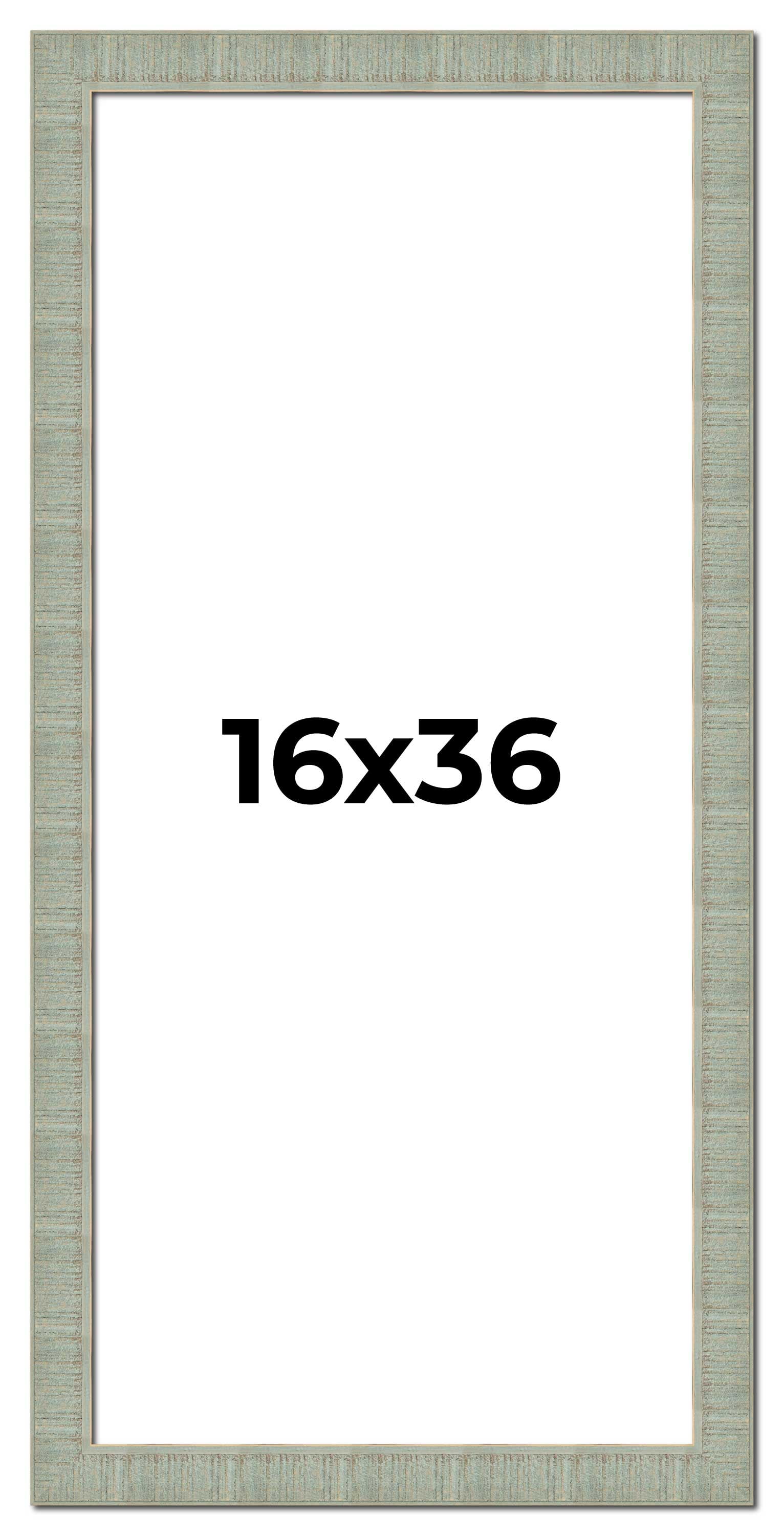 16x36 Frame Green Desert Pear Solid Wood Picture Frame | 1.625 Inch ...