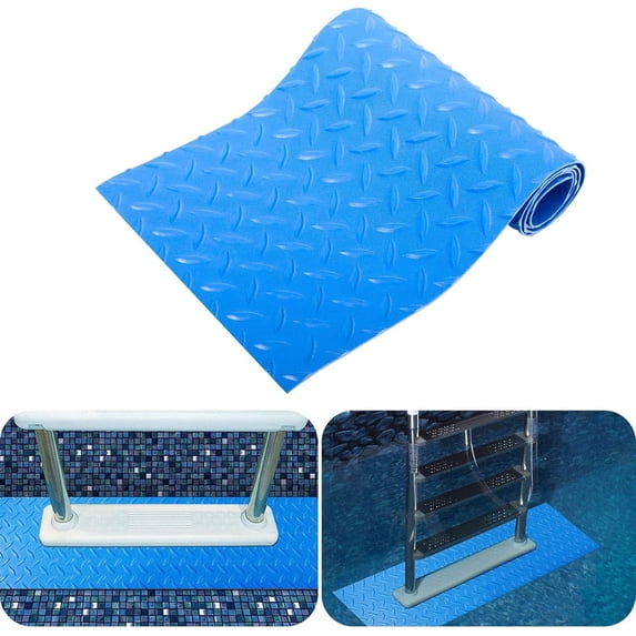 16x36 inches Swimming Pool Ladder Mat Protective Swimming Pool Step Pad ...