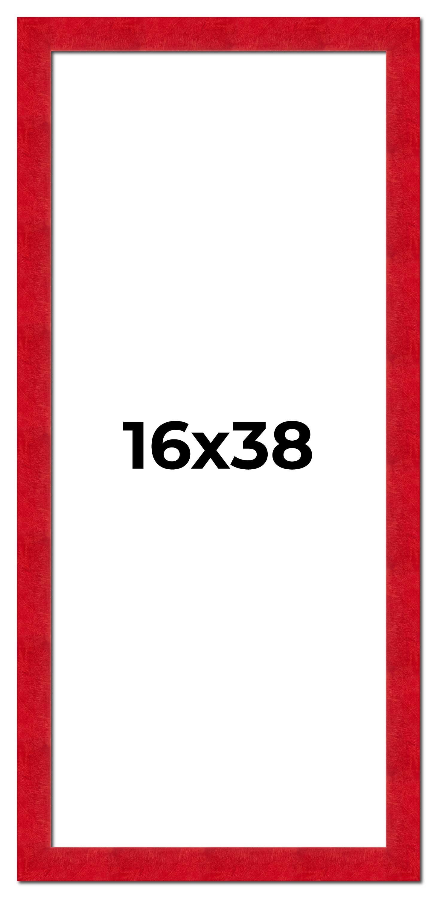 16x38 Frame Red Burl Solid Wood Picture Frame Width 1.75 Inches ...
