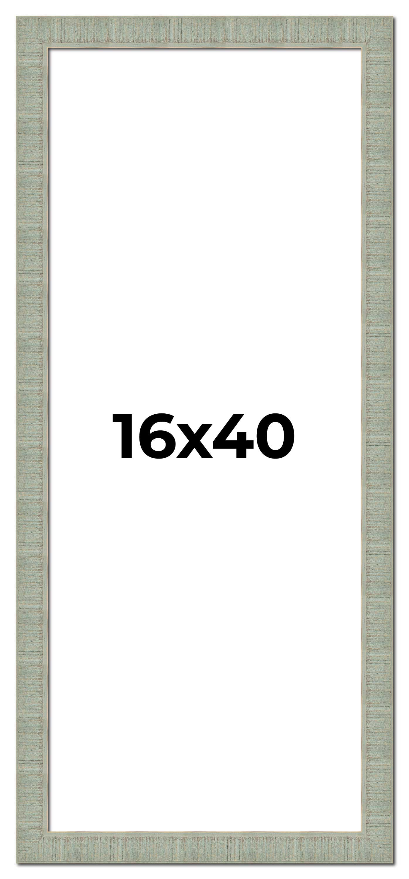 16x40 Frame Green Desert Pear Solid Wood Picture Frame | 1.625 Inch ...
