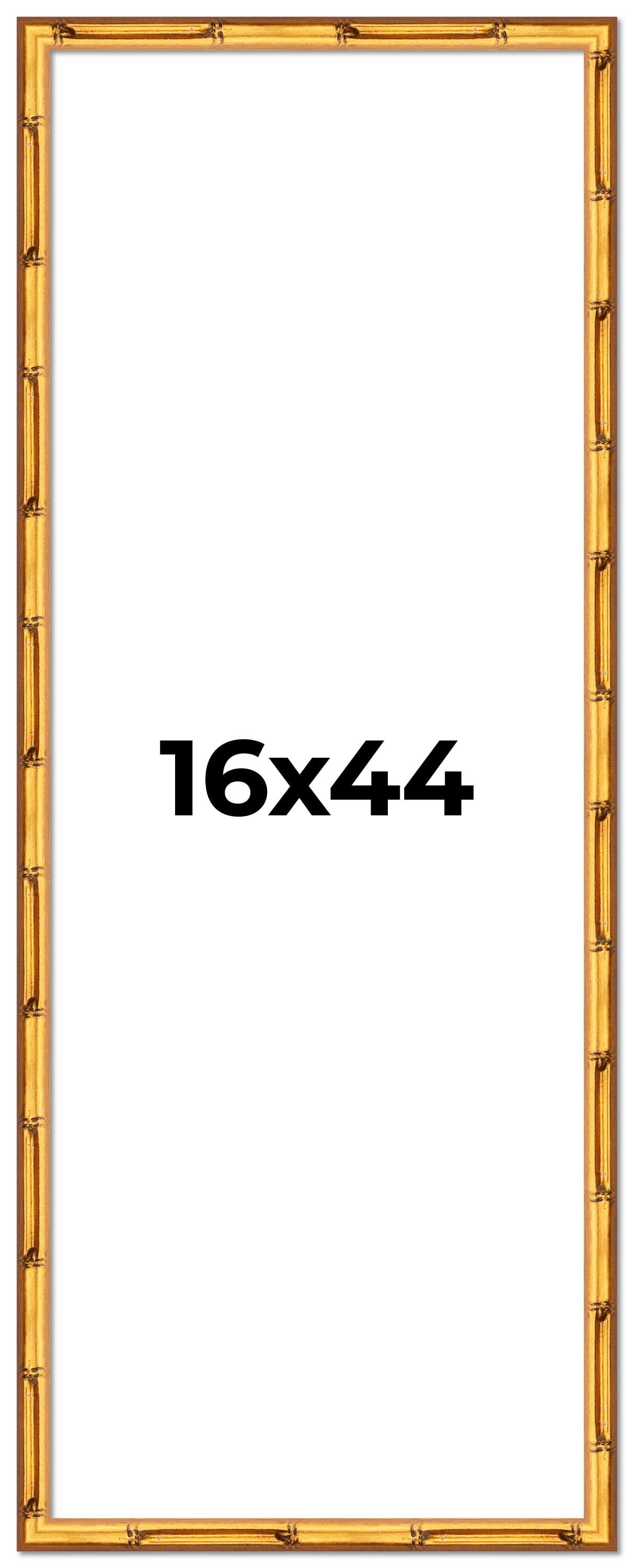 16x44 Frame Gold Bamboo Picture Frame - Complete Modern Photo Frame ...