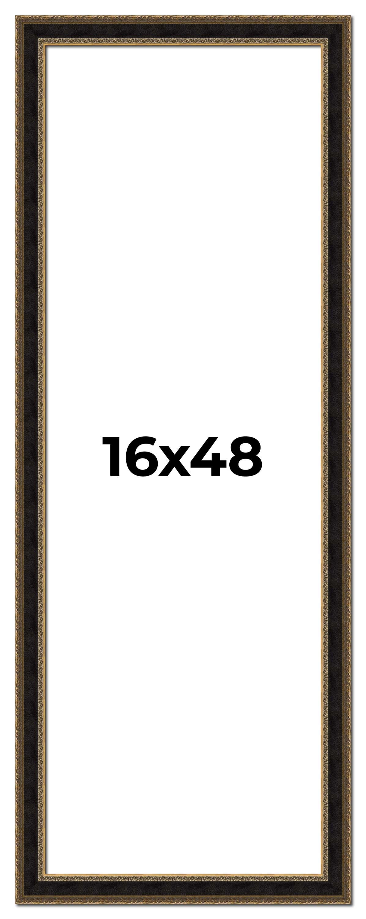 16x48 Frame Gold Antique Vintage Sold Wood Picture Frame | 1.75 Inch ...