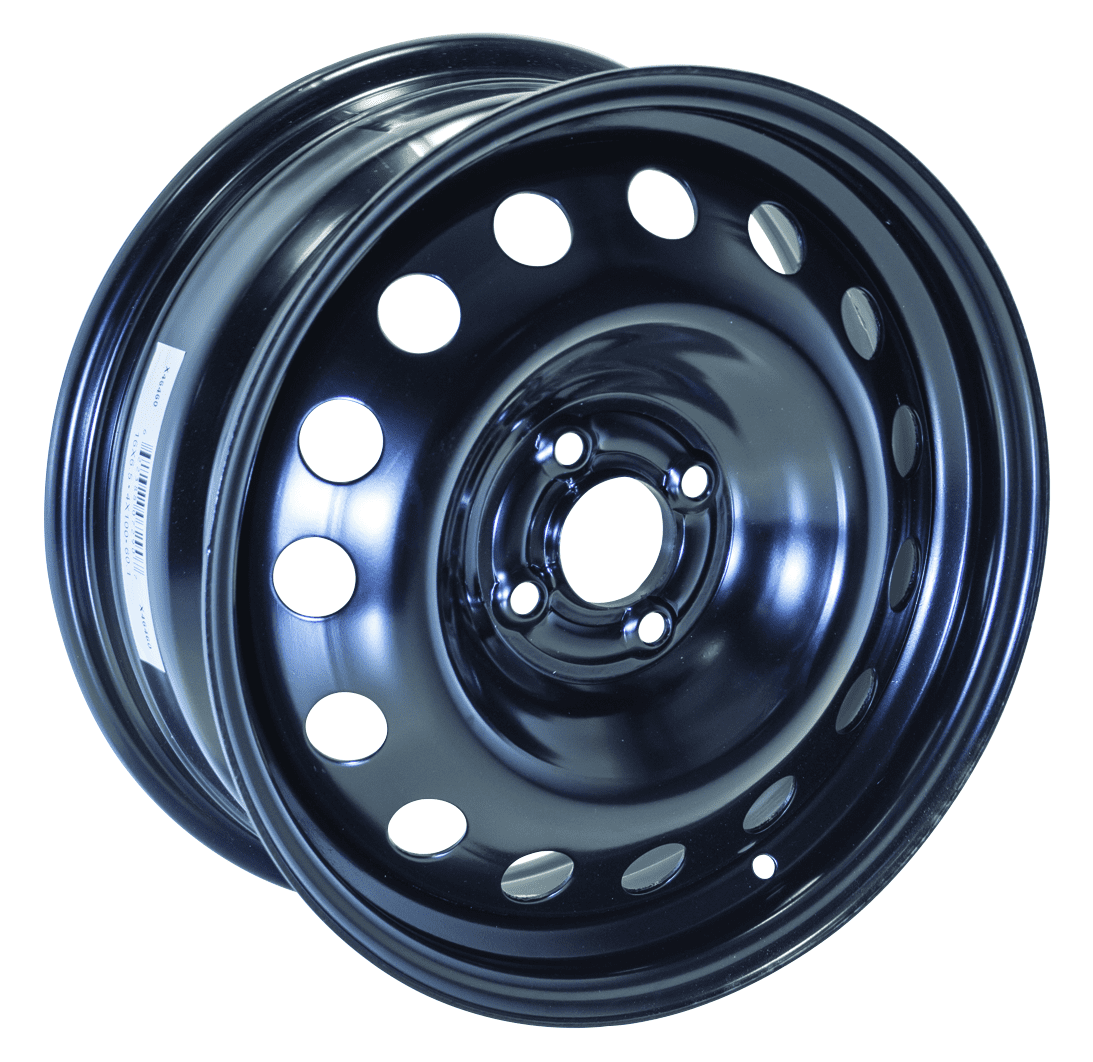 RTX Black Steel Wheel 16x6.5 4x100 (42mm) - Metal Rims - Walmart.com