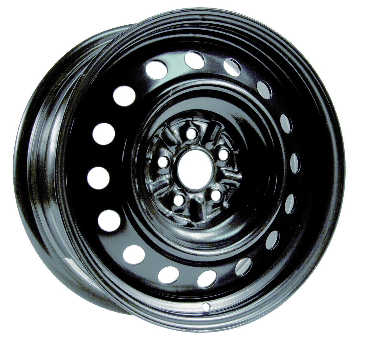 16x6.5 RTX Black Steel Wheel 5x100 (40mm) - Walmart.com