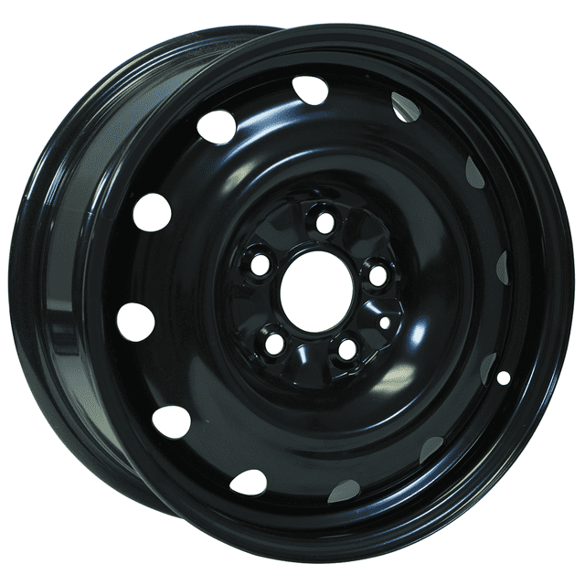 RTX Universal Black Metal Steel Wheel Rim 16x6.5, 5x4.5, 40mm - Multi ...