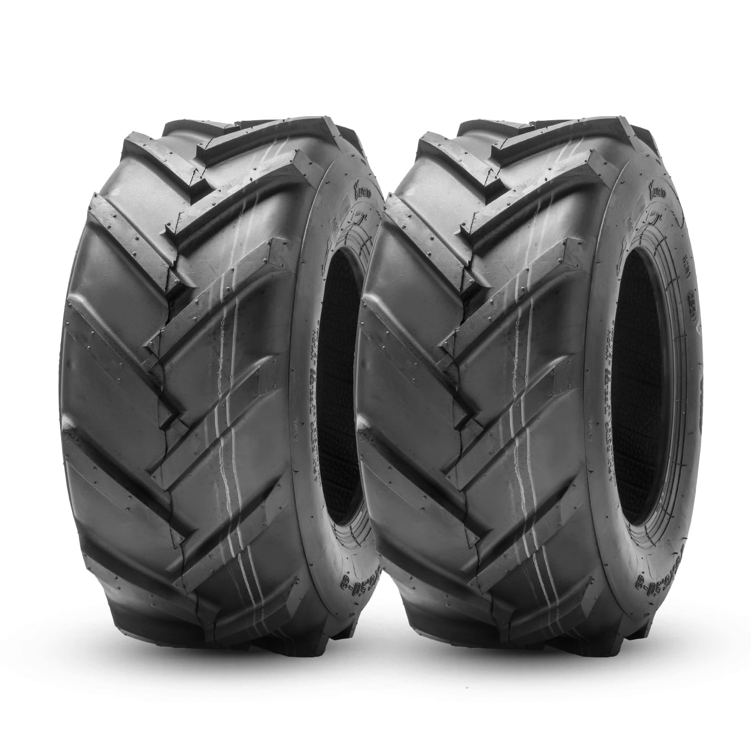 HALBERD P328 16x6.50-8Rugged Turf Tires 4Ply, Garden Tractor Lug Tires ...