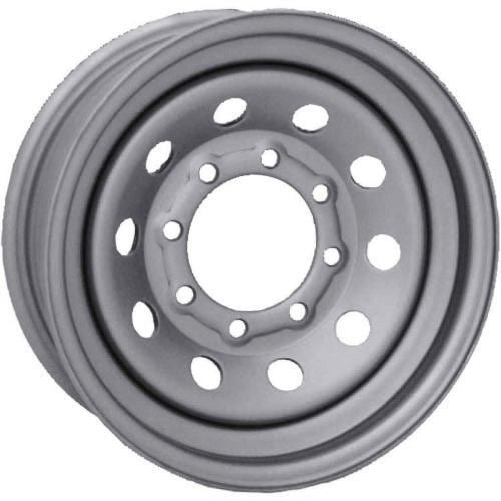 16x6 Vision HD HM70 8-Spoke Galvanized Wheel 8x6.5 (0mm) CAPS SEPARATE ...