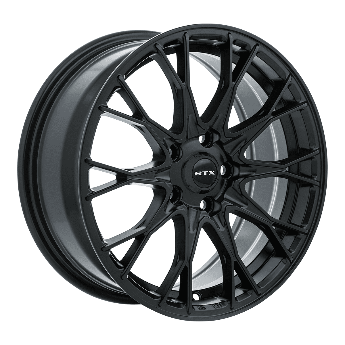 16x7 RTX Concorde Satin Black Wheel 5x100 (38mm) - Walmart.com