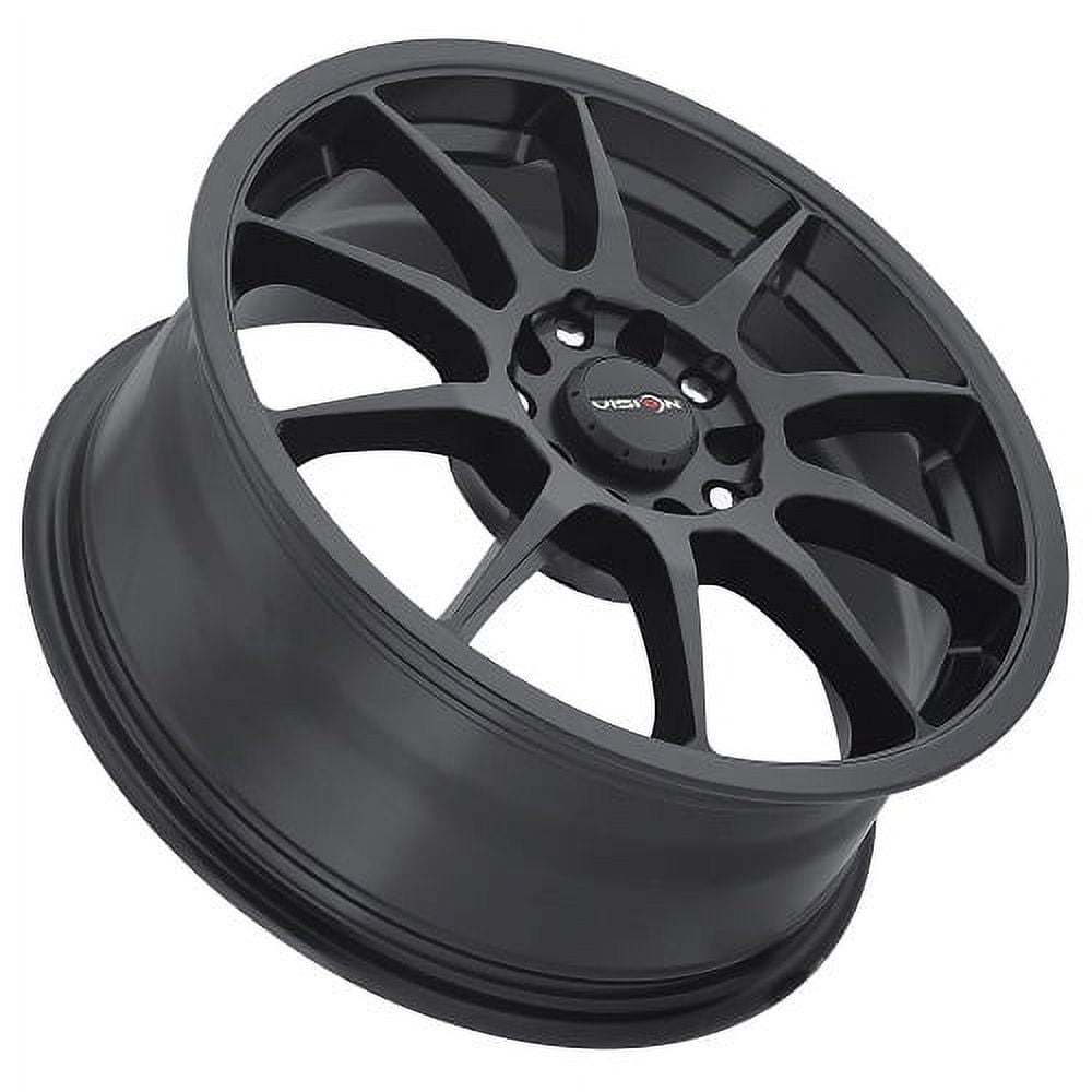 16x7 Vision 425 Bane Matte Black Wheel 4x100/4x4.5 (38mm) - Walmart.com
