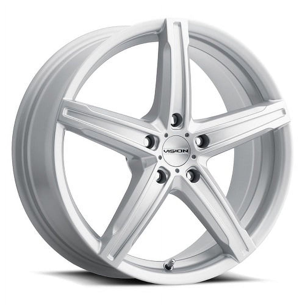 16x7 Vision 469 Boost Silver Wheel 5x108 (40mm) - Walmart.com