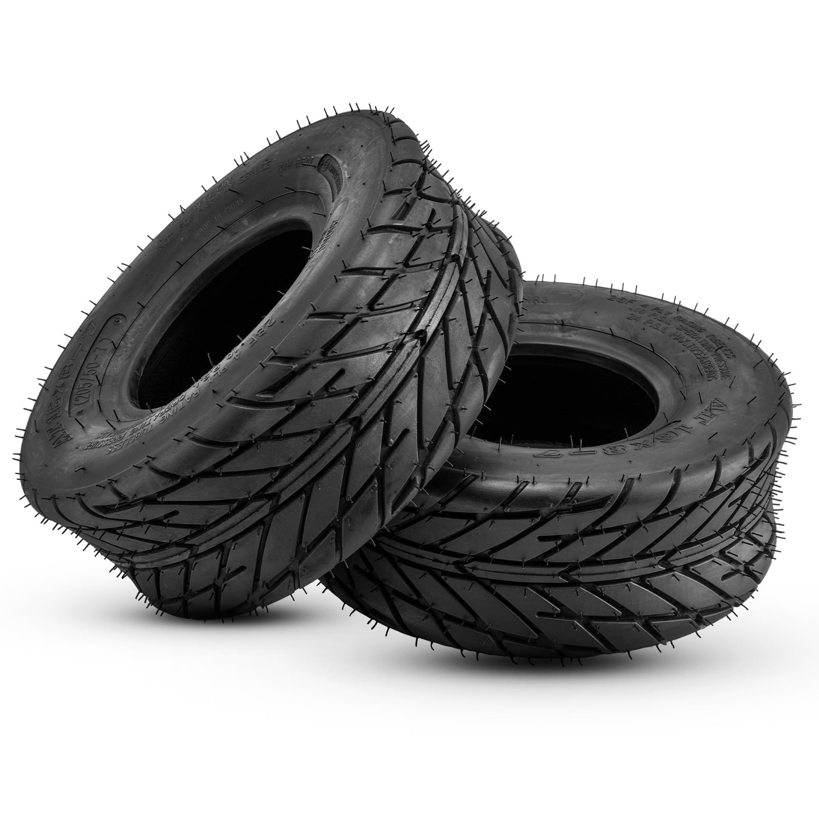 16x8-7 ATV Tire, 6 -Ply 16x8-7 Off-Road Tire for All-Terrain ATV/UTV, 2 ...