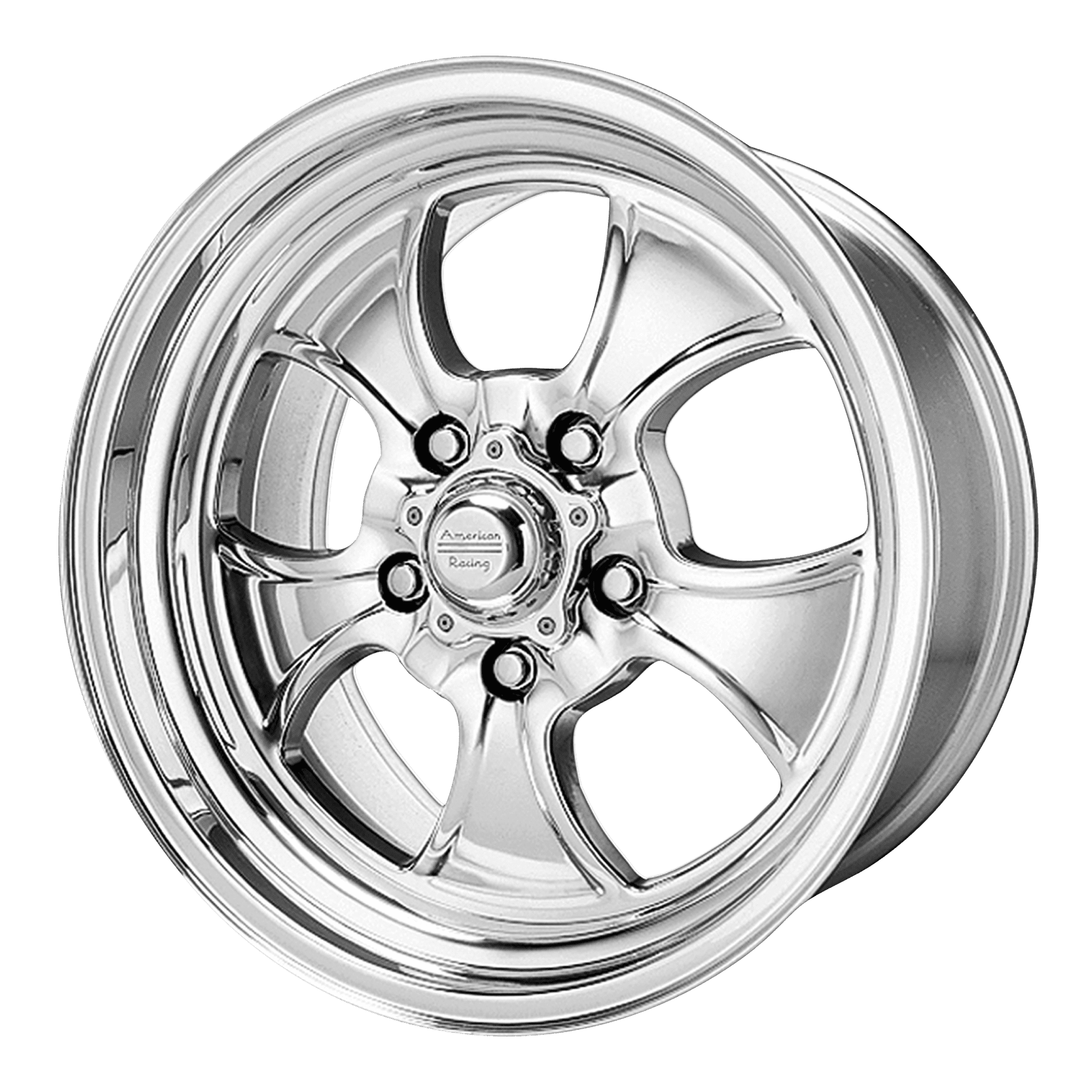 16x8 American Racing VN450 HOPSTER Polished Wheel 5x4.5 (-12mm ...