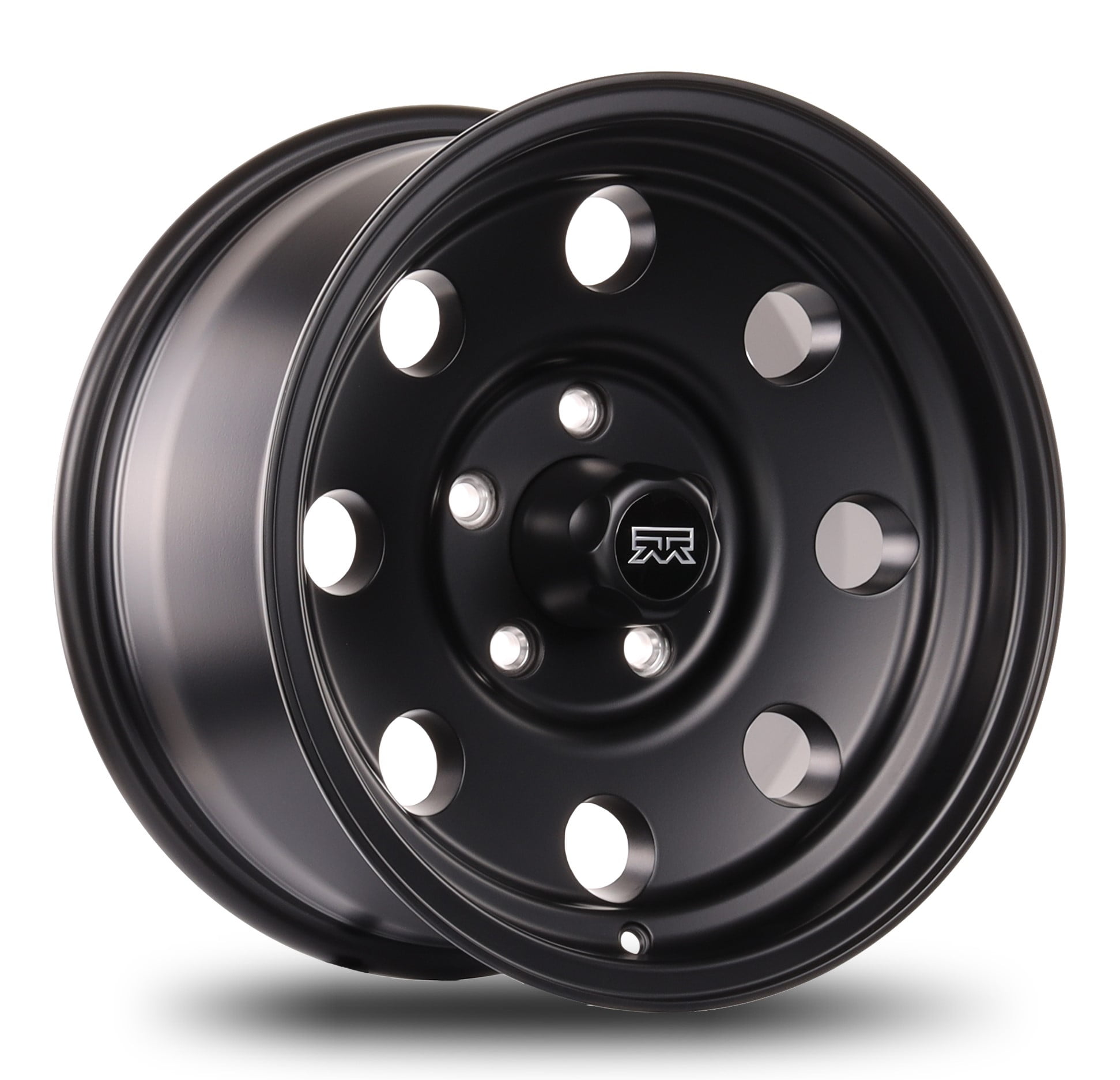 16x8 Mudder Trucker MT614 Diesel Satin Black 5x127 5x5 ET0 wheel rim ...