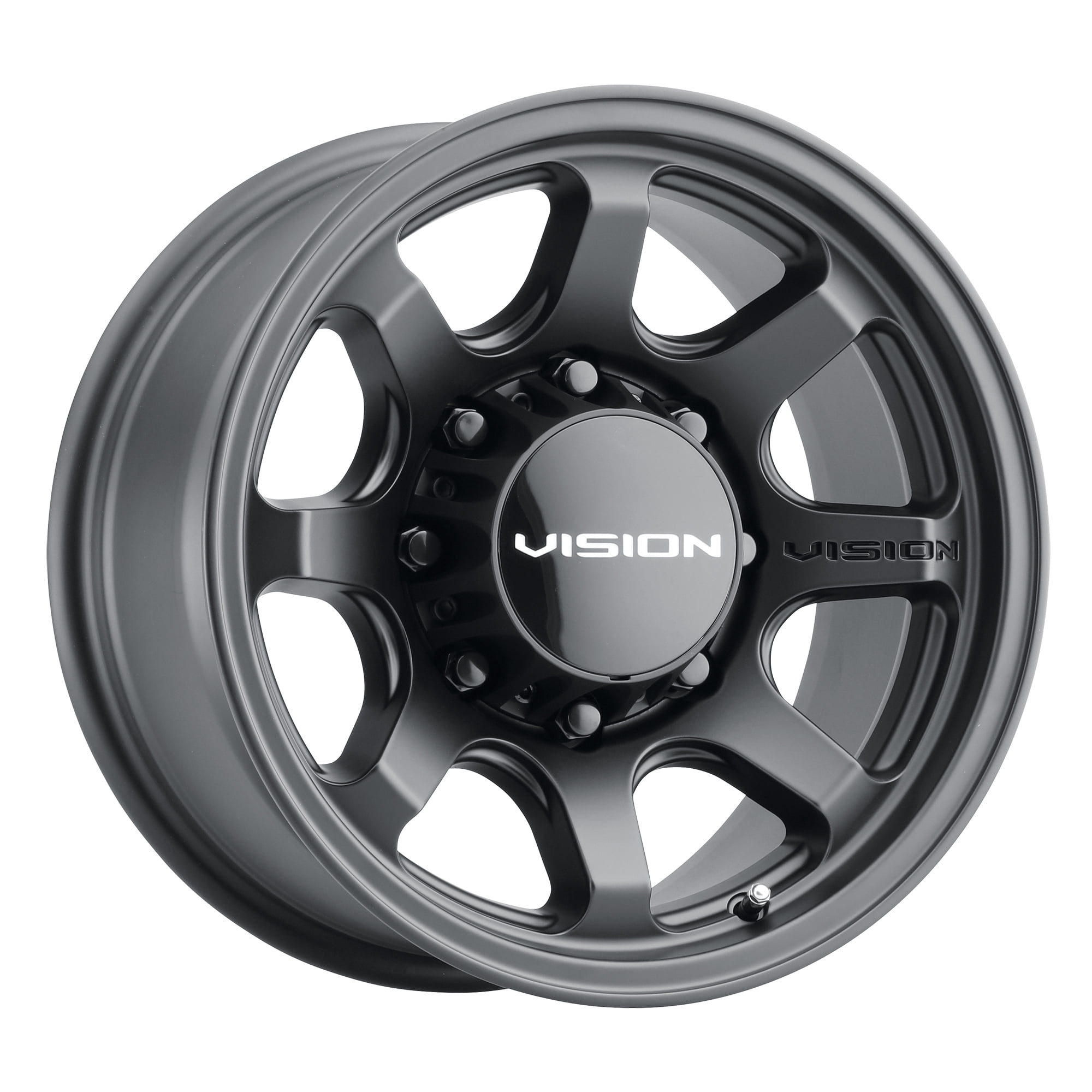 16x8 Vision 351 Flow Satin Black Wheel 8x6.5 (0mm) - Walmart.com