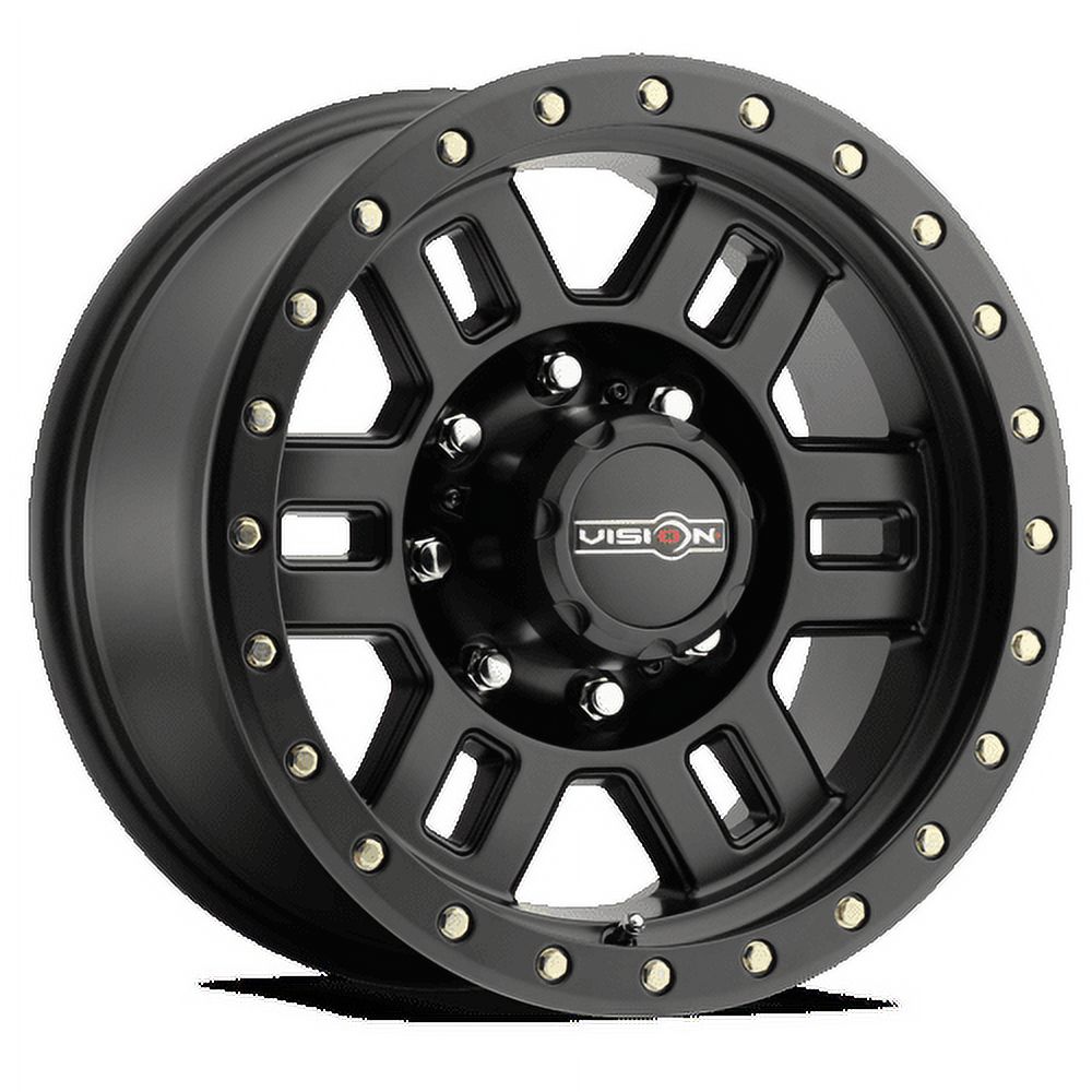 16" Vision Off-Road 398 Manx Matte Black Wheel 16x8 8x6.5 Truck Rim 0mm ...