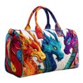 16x8x8In Printed All Purpose Travel Duffle Bag, Multipurpose Yoga Gym ...
