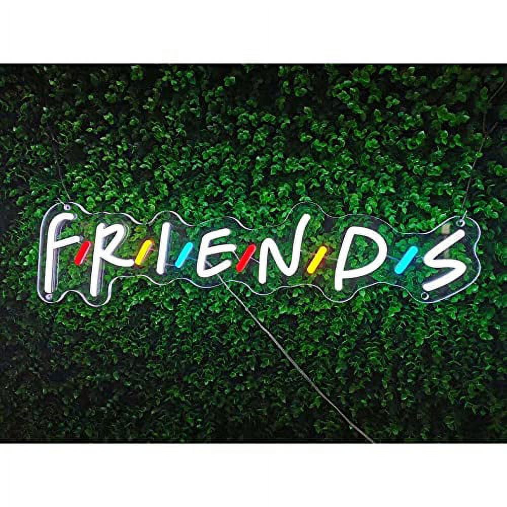 17.13"x5.51" Friends Neon Light Sign LED Night Lights USB Operated ...