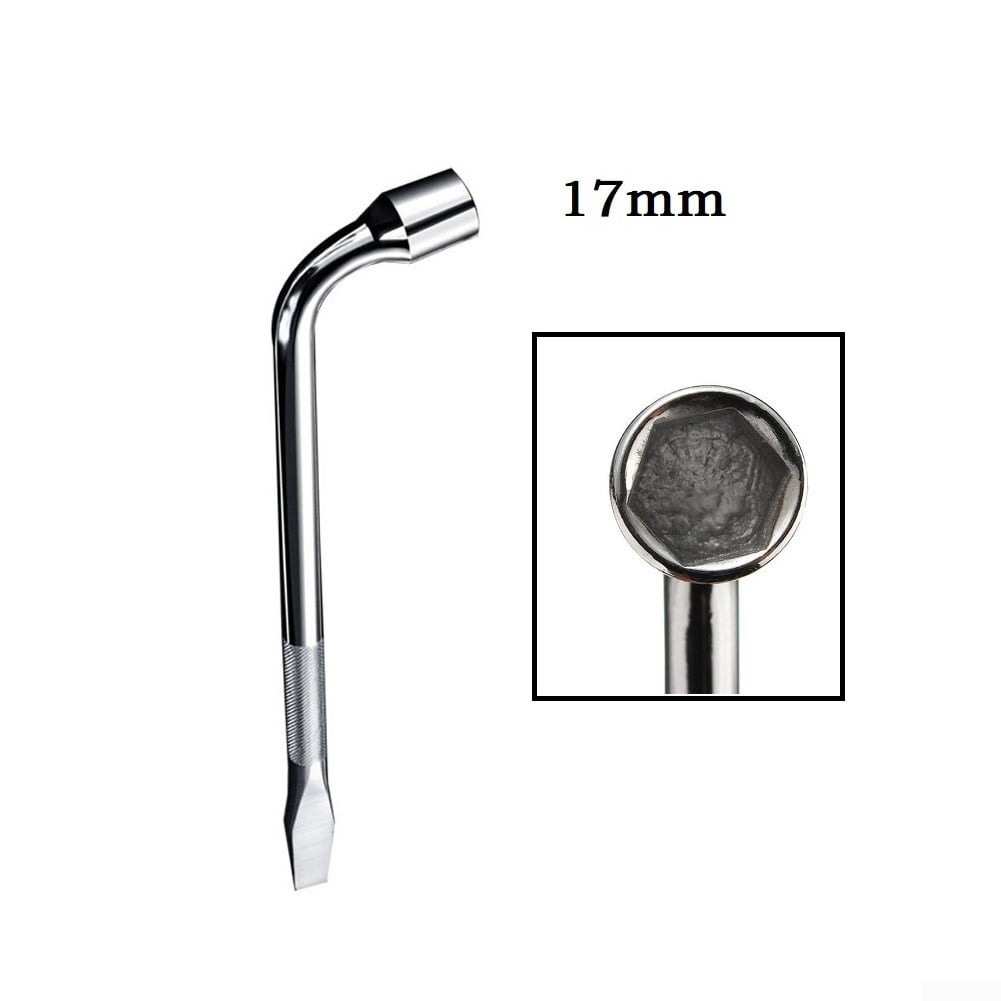 17/19/21mm Wheel Wrench Heavy Duty Lug Hex Nut Bolt Socket Spanner Car ...