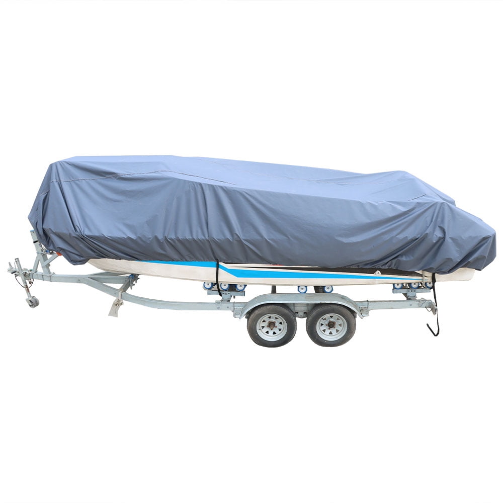 17 - 19Ft Boat Cover Heavy 603D Marine Grade Polyester Canvas ...