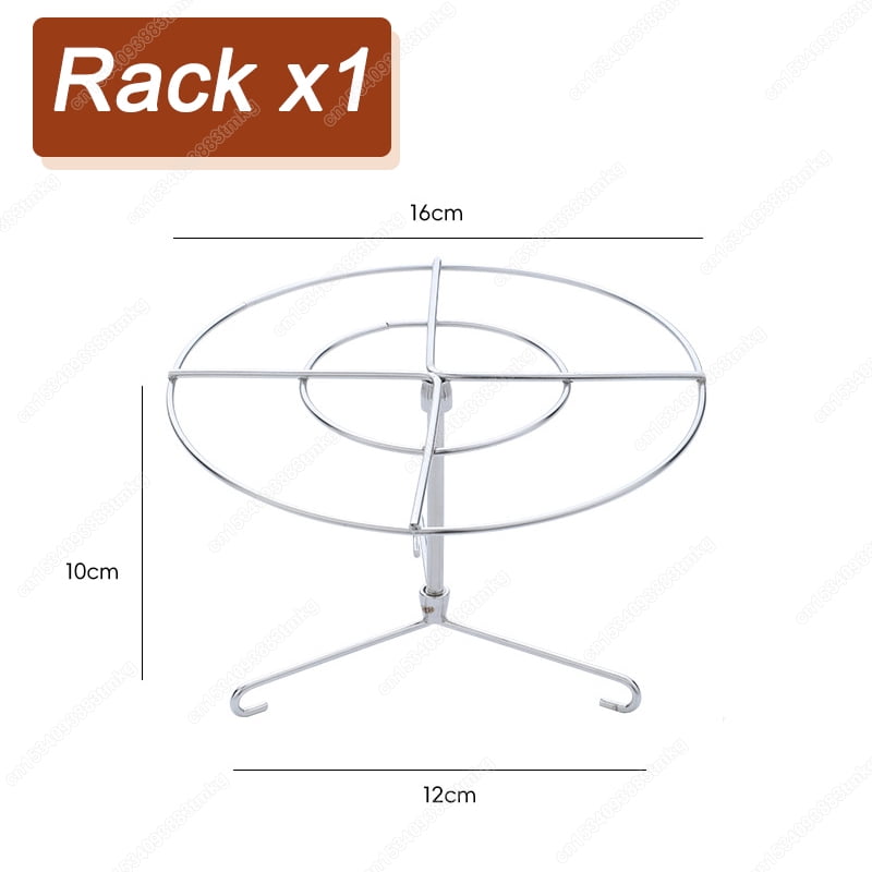 17/25PCS Air Fryer Grill Rack Stainless Steel Hanging Grill Skewers ...