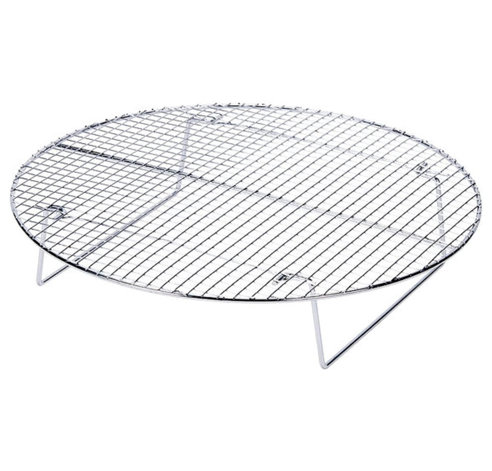 - 17-3/4” Round Steamer Rack/Cooling Rack Plated- Steamer Insert for ...