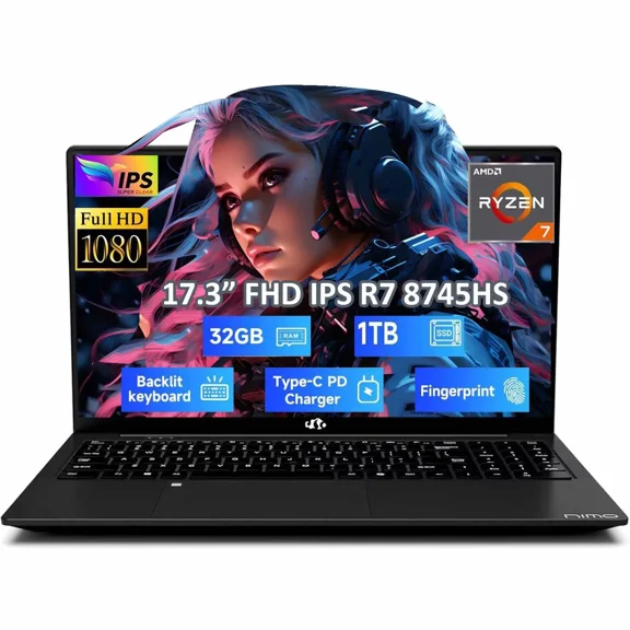Walmart Black Friday Deals 2025 - Nimo Gaming Laptop 17.3" Ryzen 9 ...