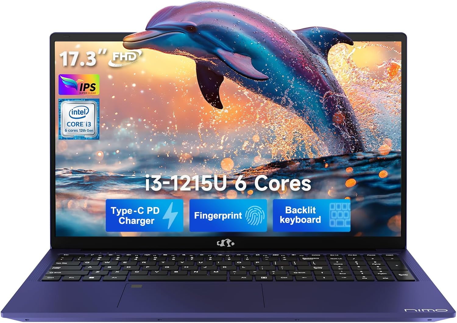 17.3" IPS FHD-Laptop, 8GB RAM, 256GB SSD, Intel 6-Cores i3-1215U(Beat ...