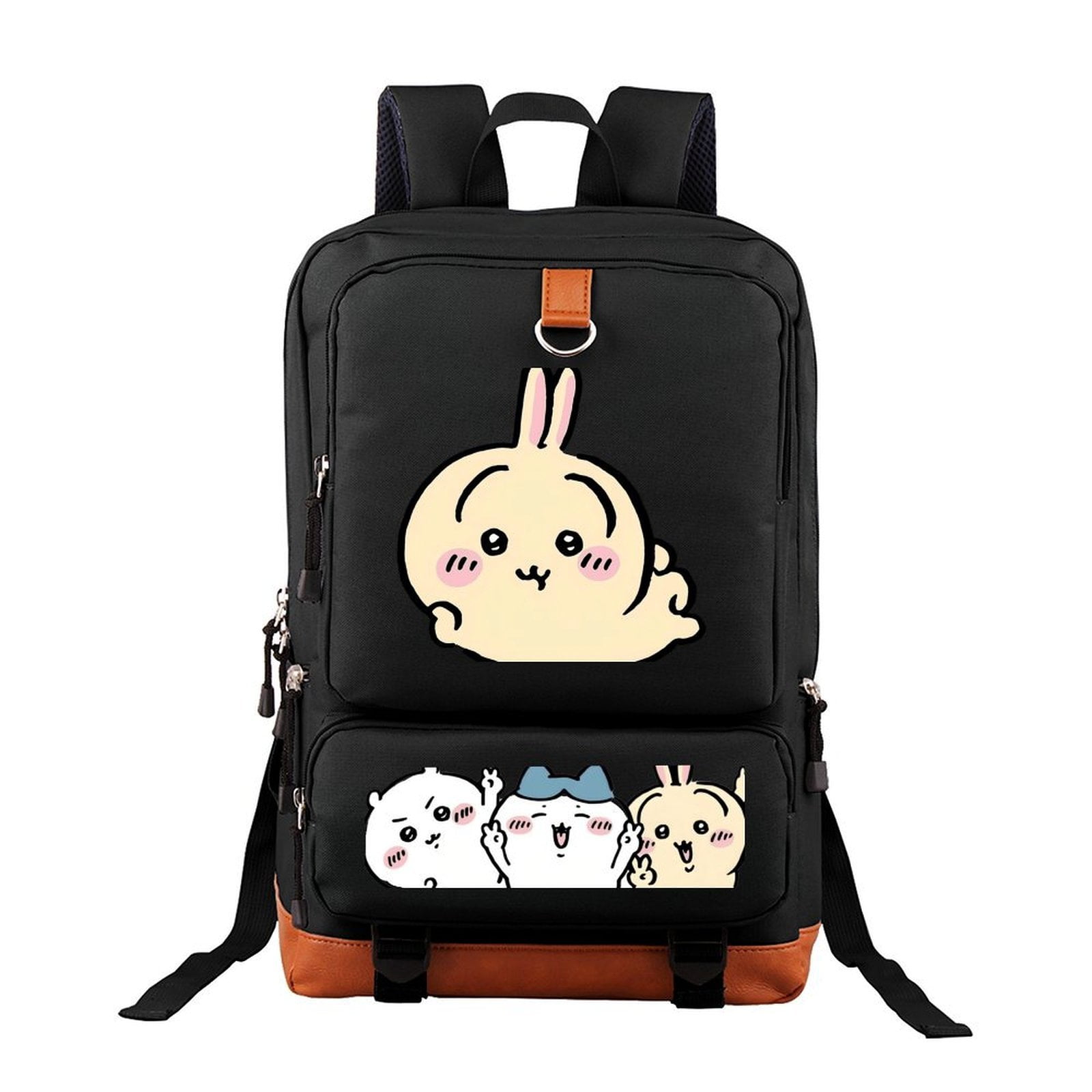17.3 Inch Anime Chiikawa Backpack Cartoon Hachiware Plaid Bookbag ...