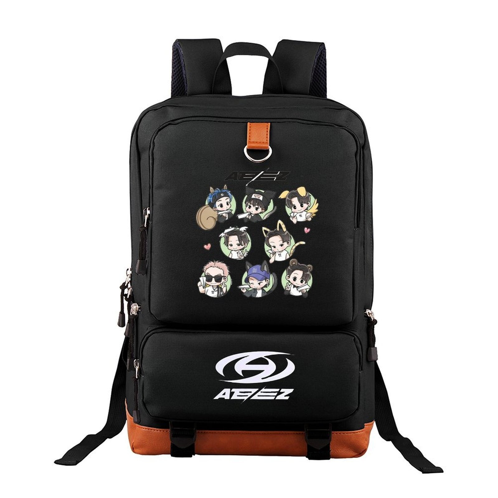 17.3 Inch Ateez Backpack Kpop Merch Ateez Schoolbag Casual Travel ...