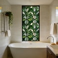 17"*39 Inch European Vintage Stained Glass Window Film,Non-Adhesive ...