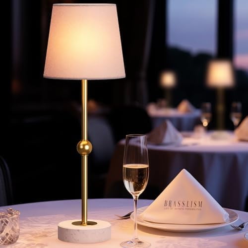 17.5" Cordless LED Table Lamp – Rechargeable & Dimmable with Detachable ...