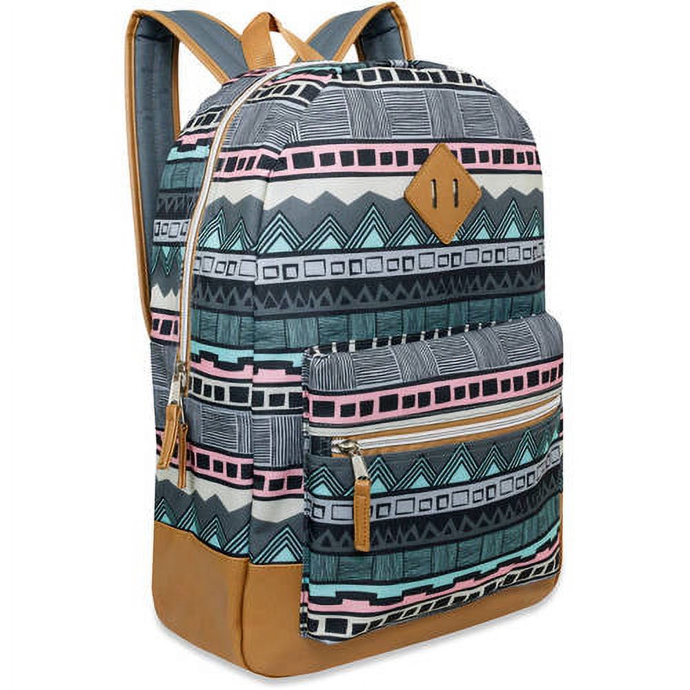 17.5 Inch Classic Backpack with Reinforced Vinyl Bottom and Comfort ...