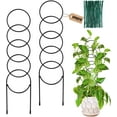 17.5-Inch Metal Circular Plant Trellis for Indoor Climbing Plants with ...