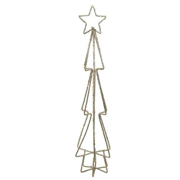 Lighted Wire Christmas Tree