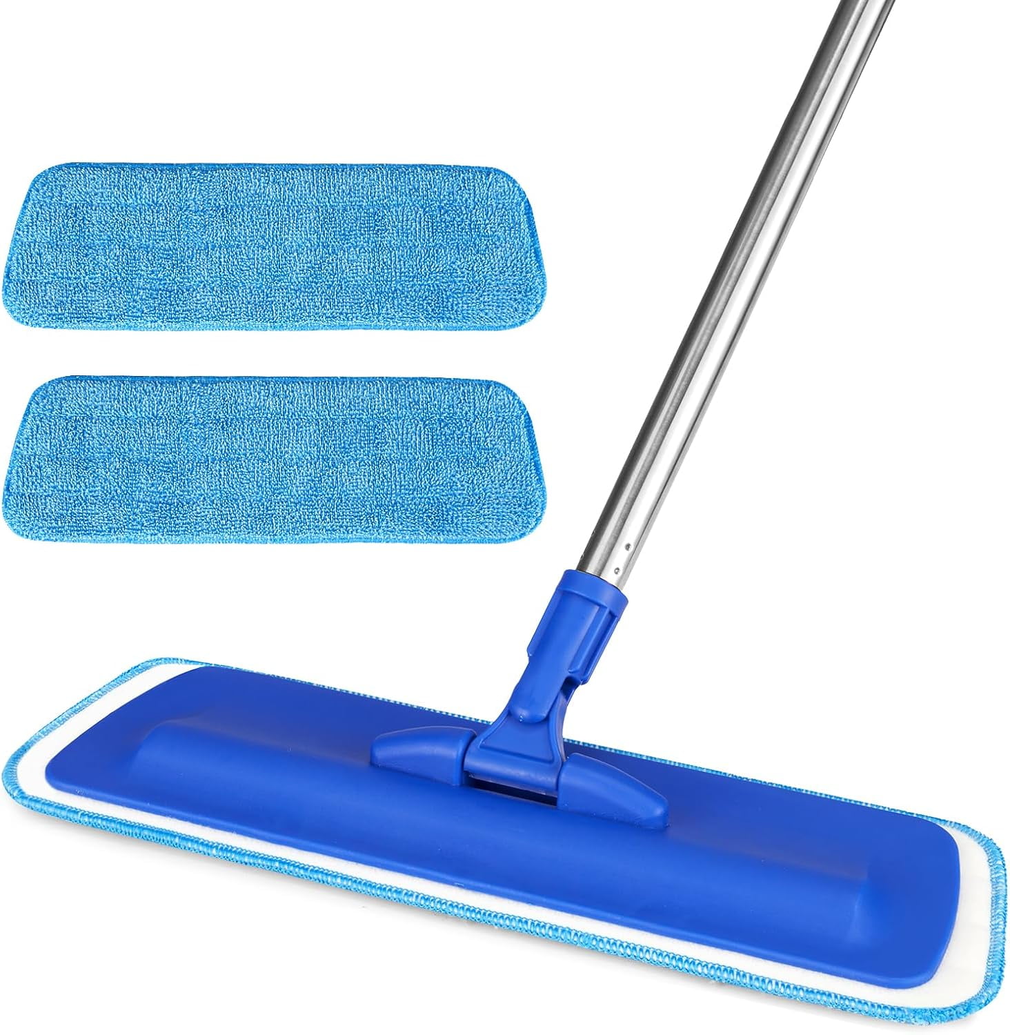 17.5" Professional Microfiber Floor Cleaning Mop, Flat Mop with ...
