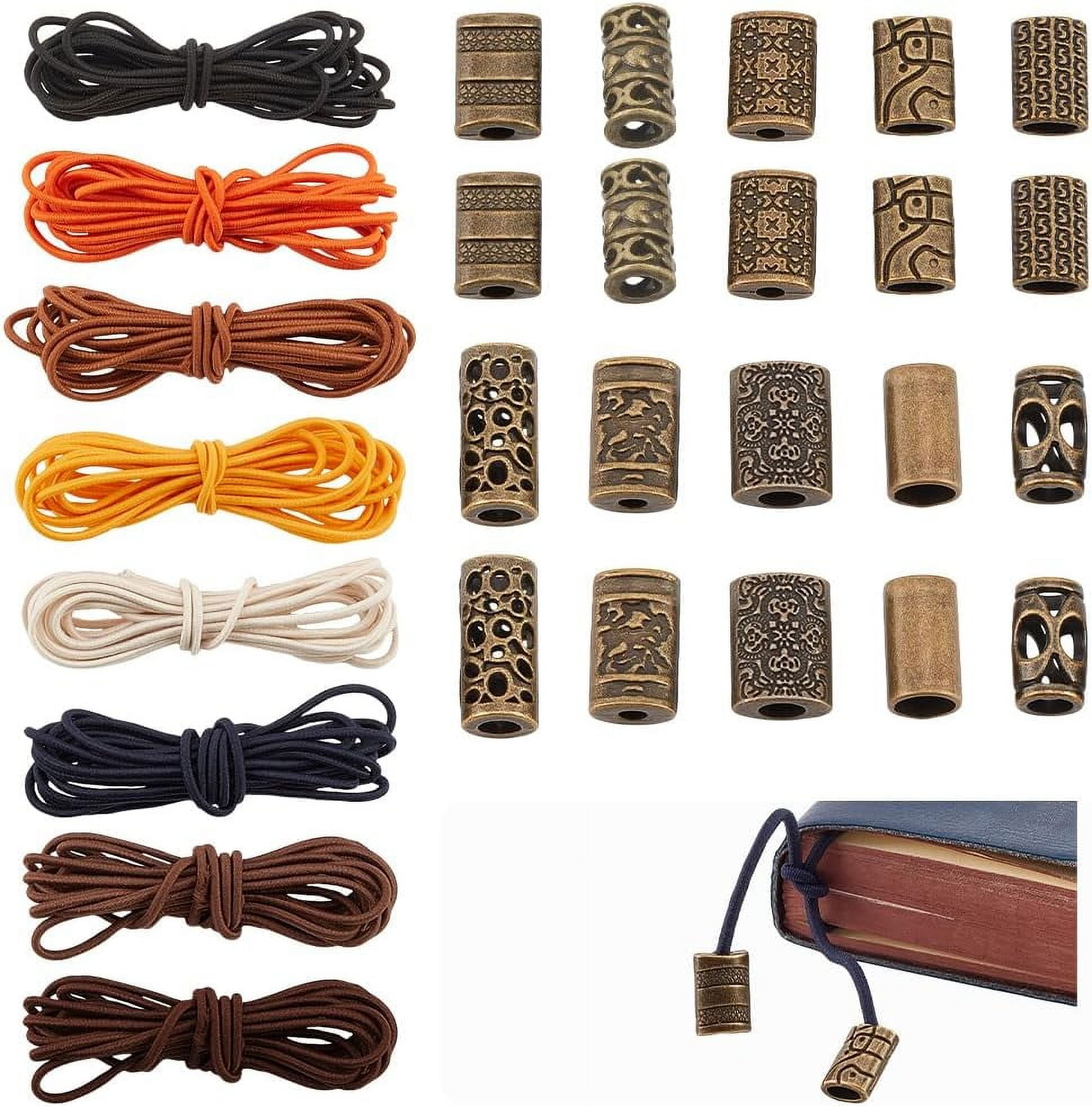 17.5 Yards Elastic Bands for Notebook Polyester Elastic Stretch Cord ...